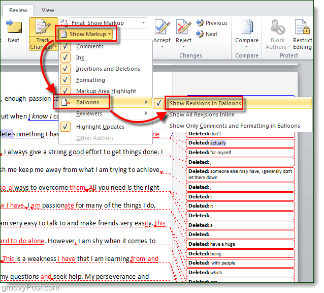 Word 2010中的操作曲目变化