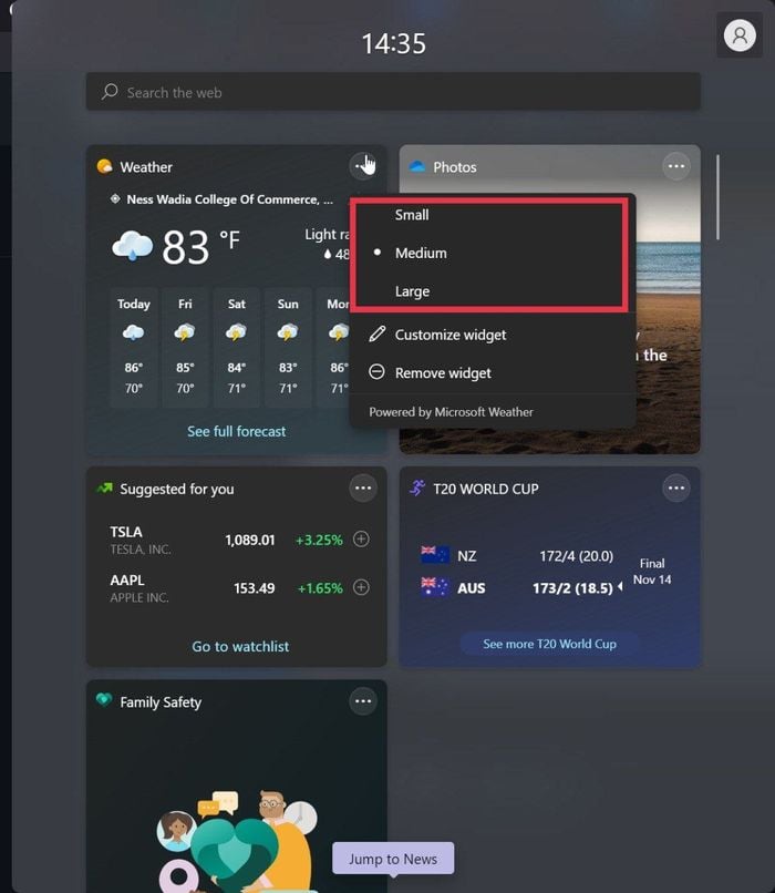如何自定义 Windows 11 小部件 - 数字指南