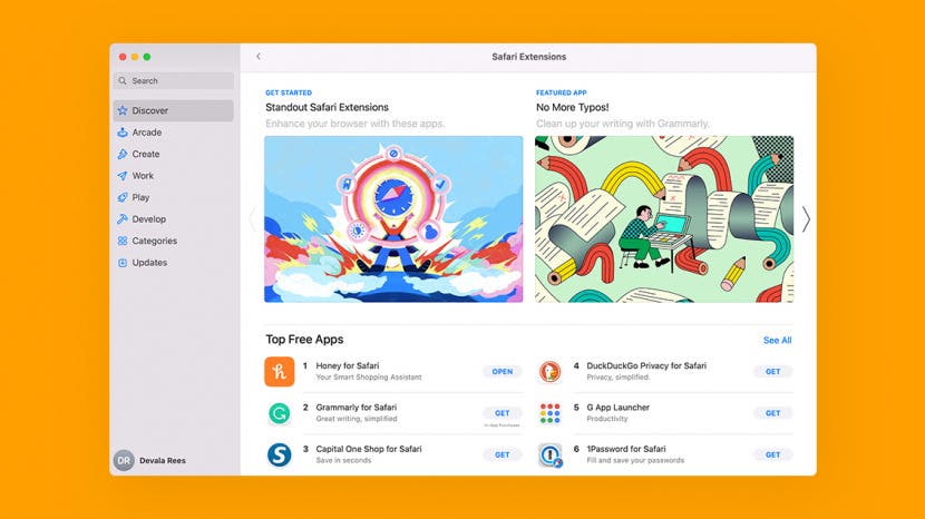 如何在 Mac 上使用 Safari 扩展