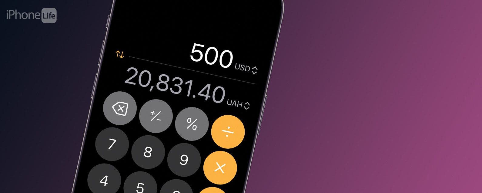 如何使用 iPhone 计算器转换 - 数字指南