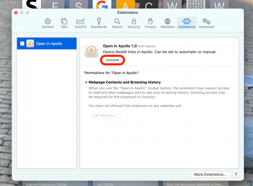 如何快速删除 Safari 扩展 - 数字指南