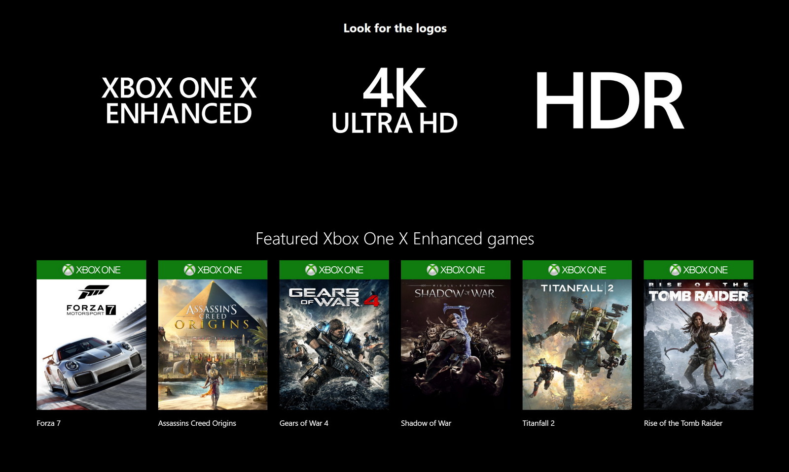 Xbox One X 增强版 — 所有可在 Xbox One X 上畅玩的游戏列表 - 数字指南