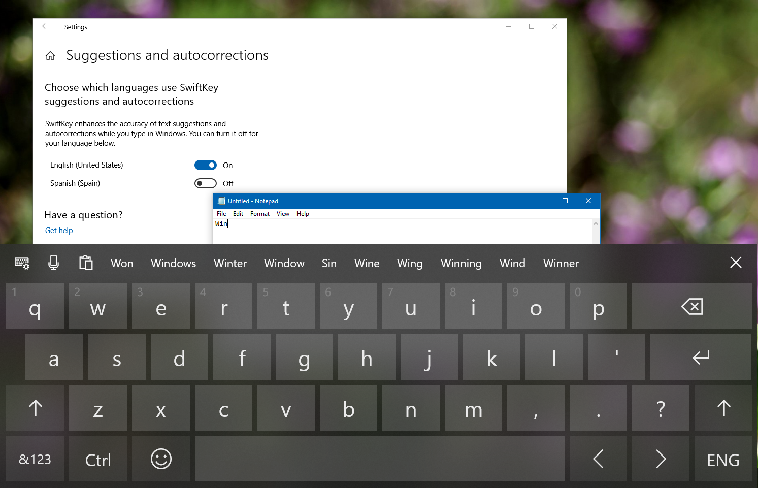 如何在 Windows 10 上启用 SwiftKey 功能 - 数字指南