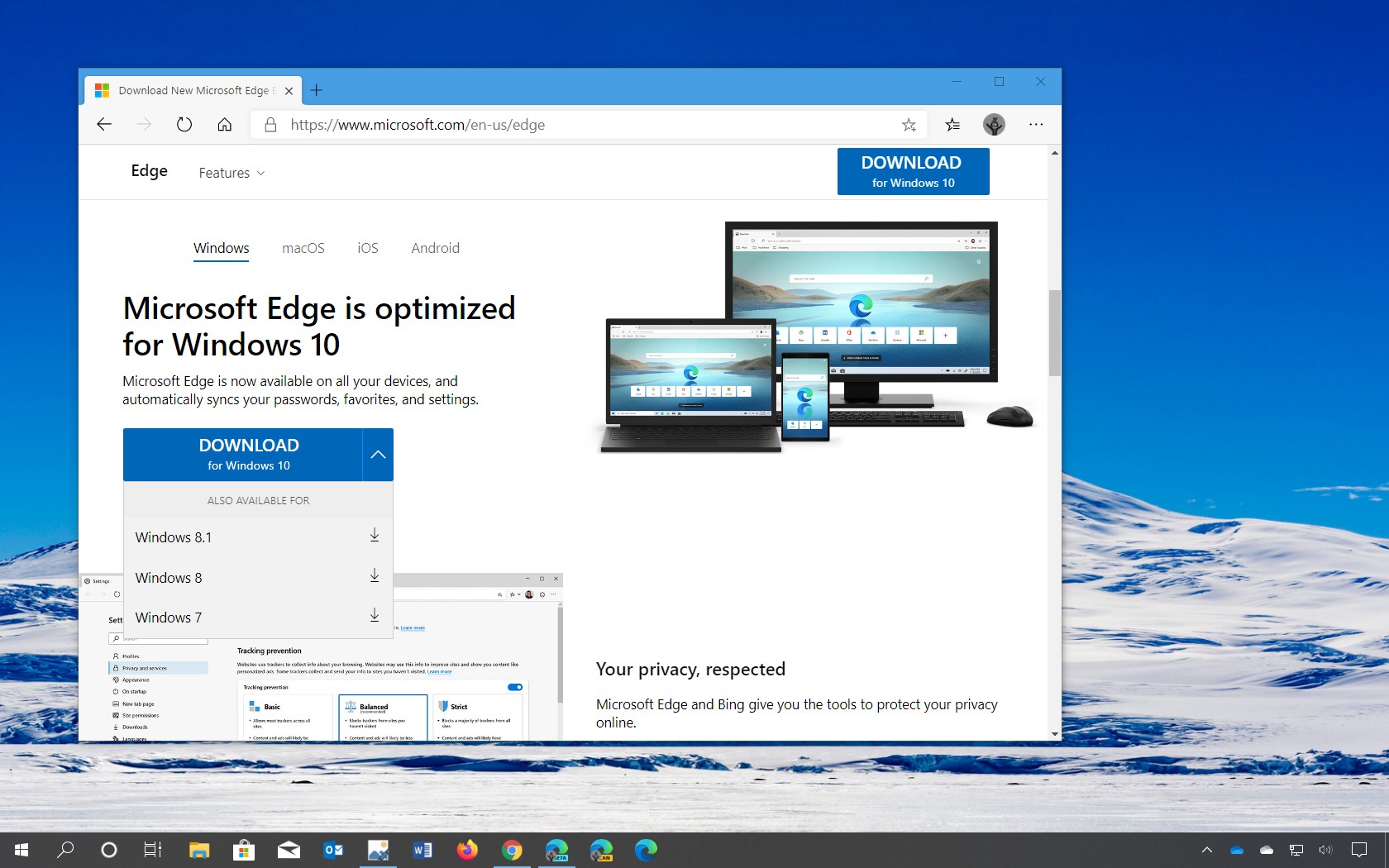 如何下载适用于 Windows 7 和 Windows 8.1 的 Microsoft Edge Chromium - 数字指南