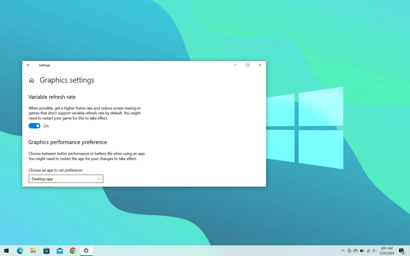 如何在 Windows 10 上为游戏启用可变刷新率 (VRR) - 数字指南