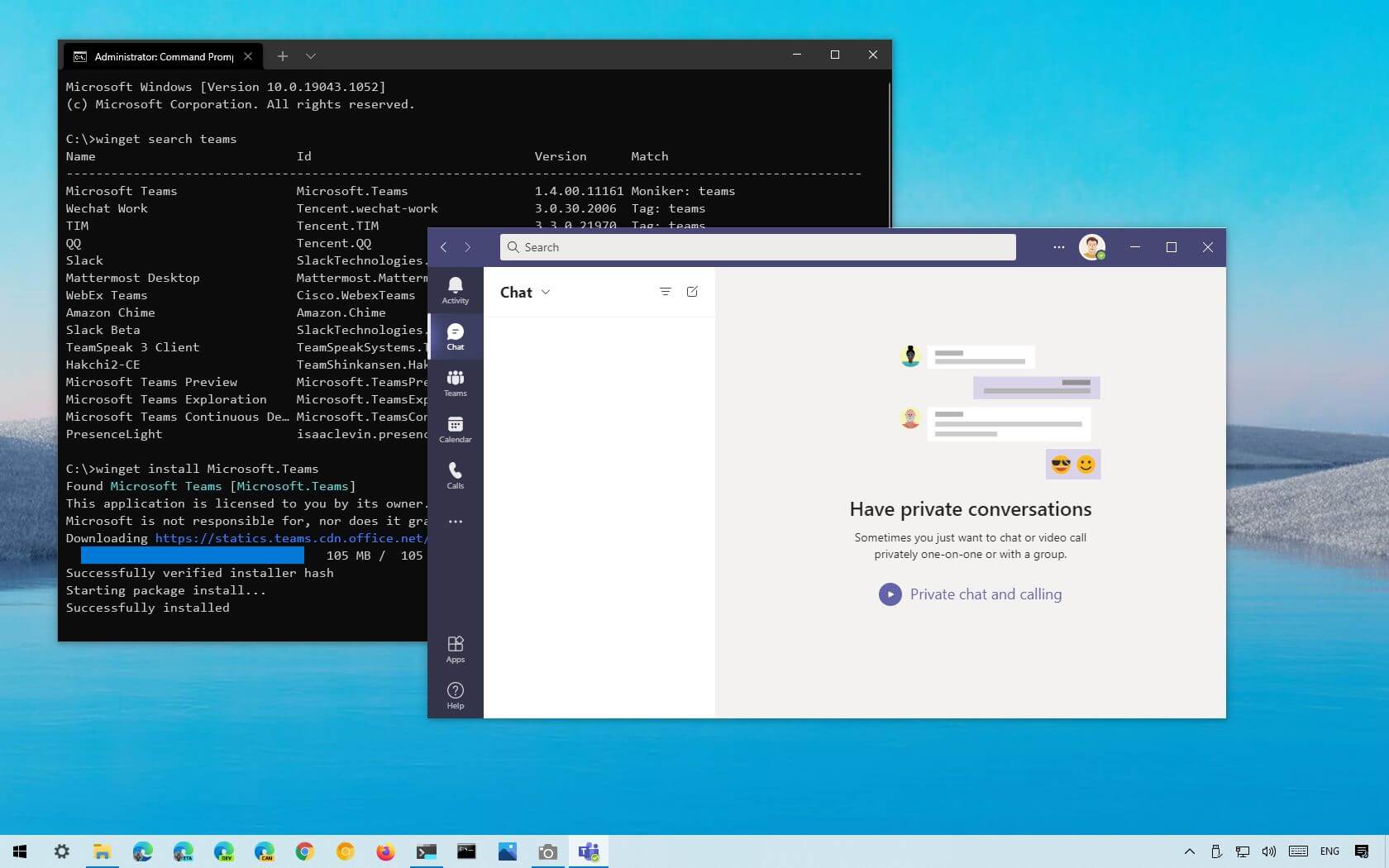 如何在 Windows 10 上安装 Microsoft Teams 如何在 Windows 10 上安装 Microsoft Teams