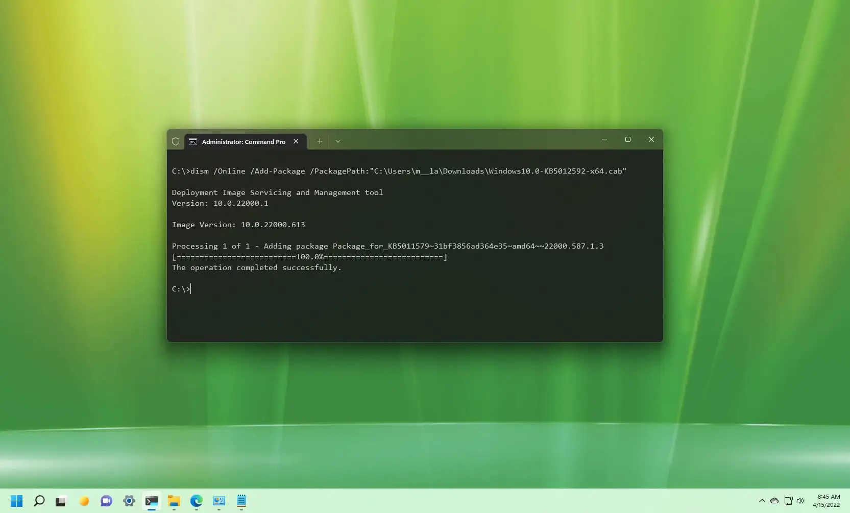 如何在 Windows 11 上安装 CAB 文件 - 数字指南