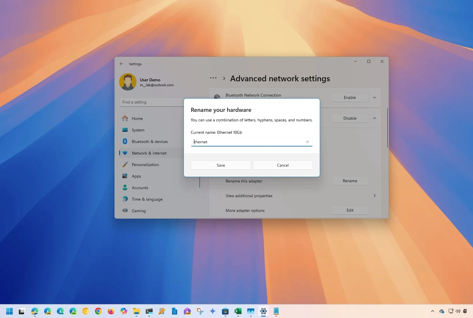 如何在 Windows 11 上重命名网络适配器 - 数字指南