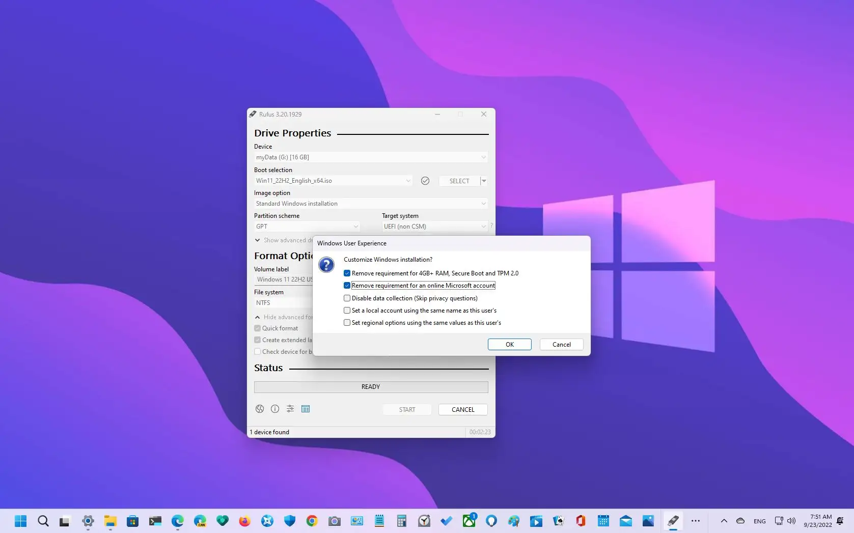 如何使用 Rufus 创建可启动的 Windows 11 22h2 Usb 数字指南 8225