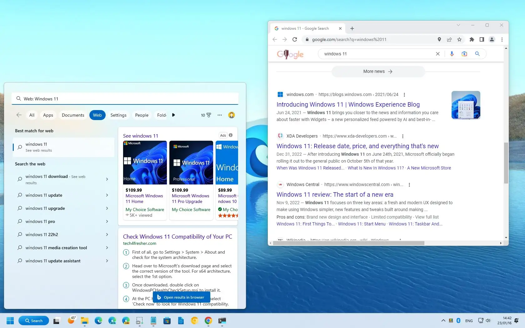 如何在 Windows 11 上将搜索和小部件链接重定向到 Chrome 或 Firefox 而不是 Edge