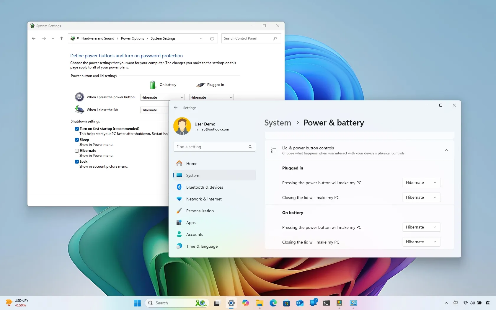 如何更改 Windows 11 上的合盖操作 - 数字指南