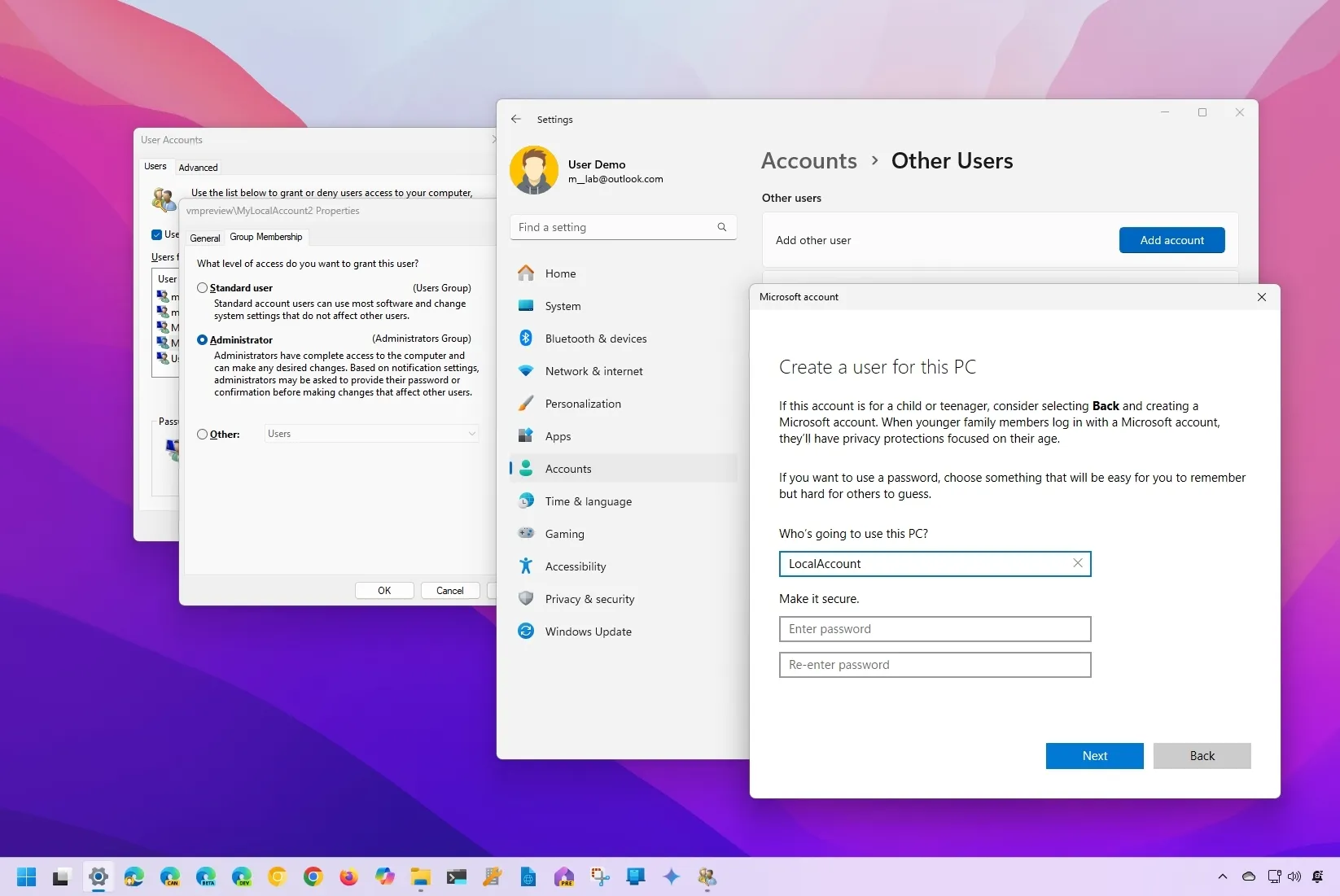 如何在 Windows 11 上创建本地帐户 - 数字指南