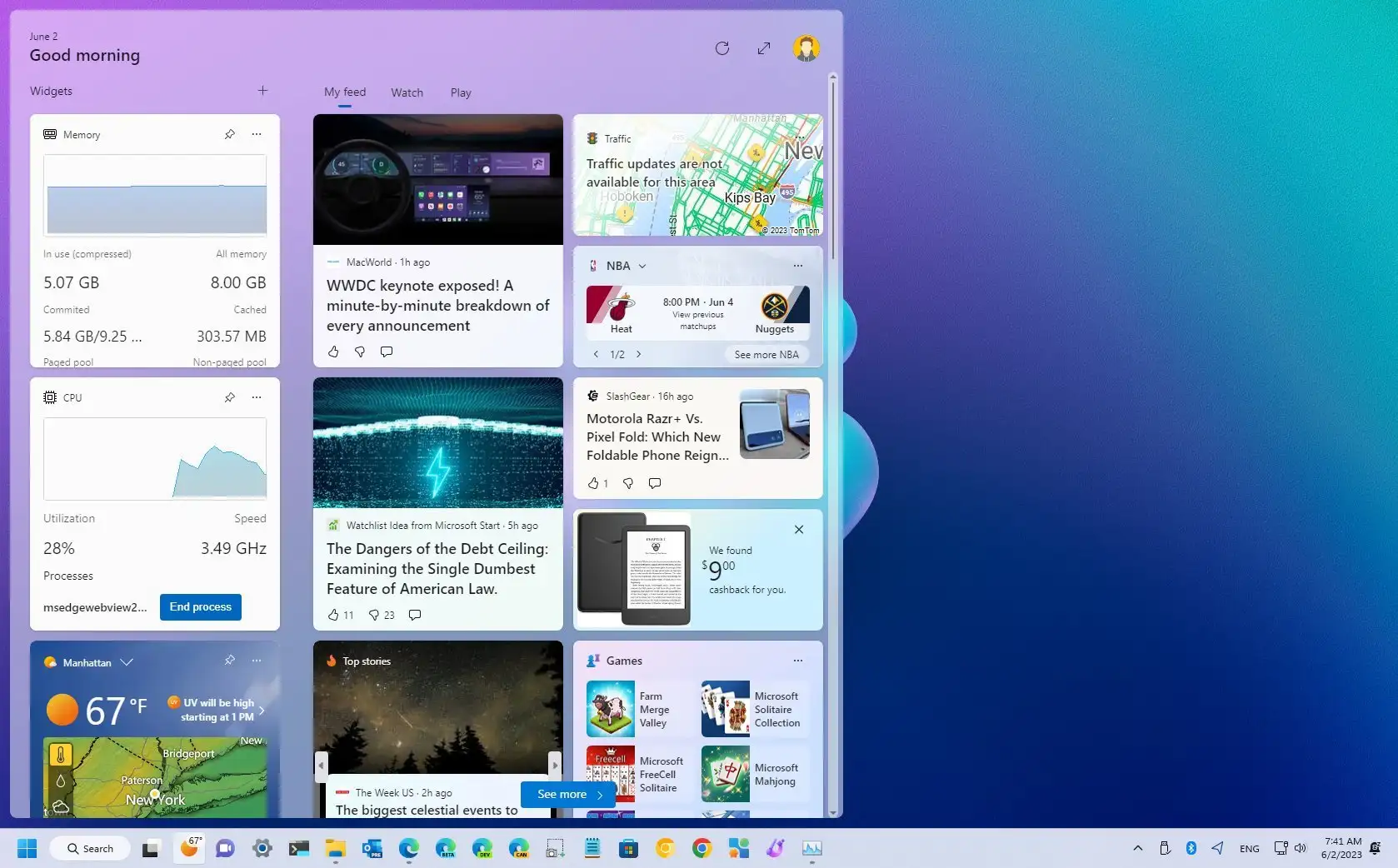 如何在 Windows 11 上添加 CPU、GPU、RAM 小部件