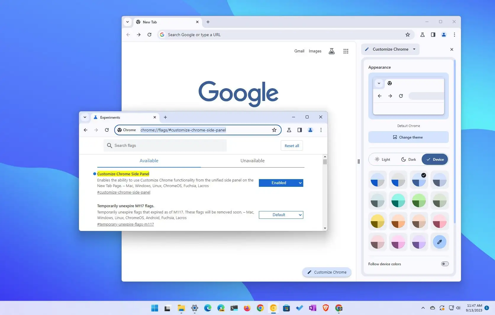 如何在 Google Chrome 上启用新的自定义侧面板 - 数字指南