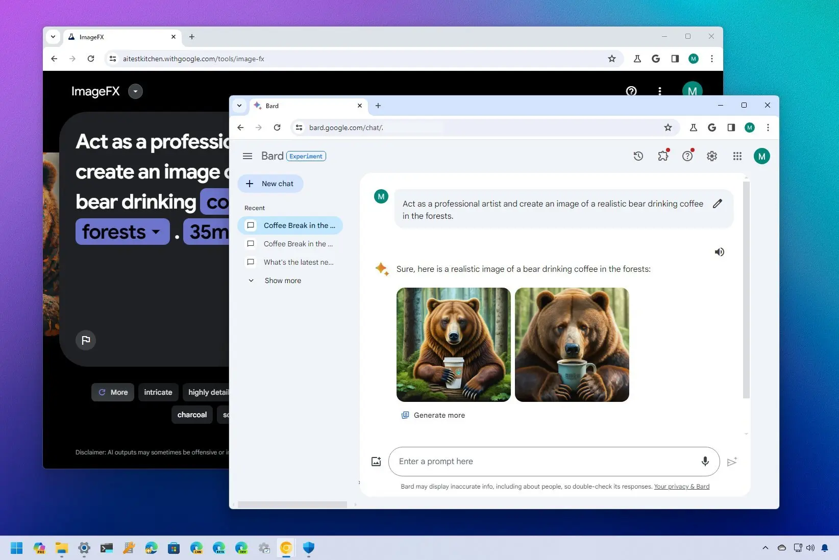 如何使用 Google Gemini、ImageFX、SGE 创建 AI 图像 - 数字指南