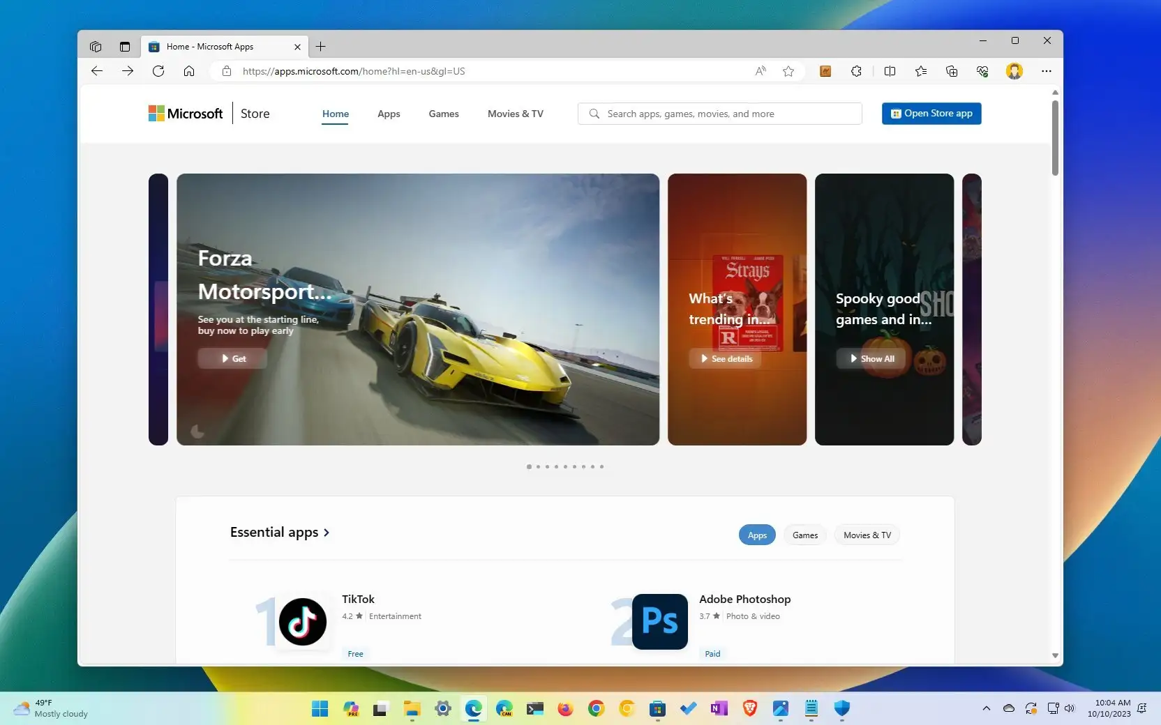 Windows 11获得了Microsoft商店的新网络版本
