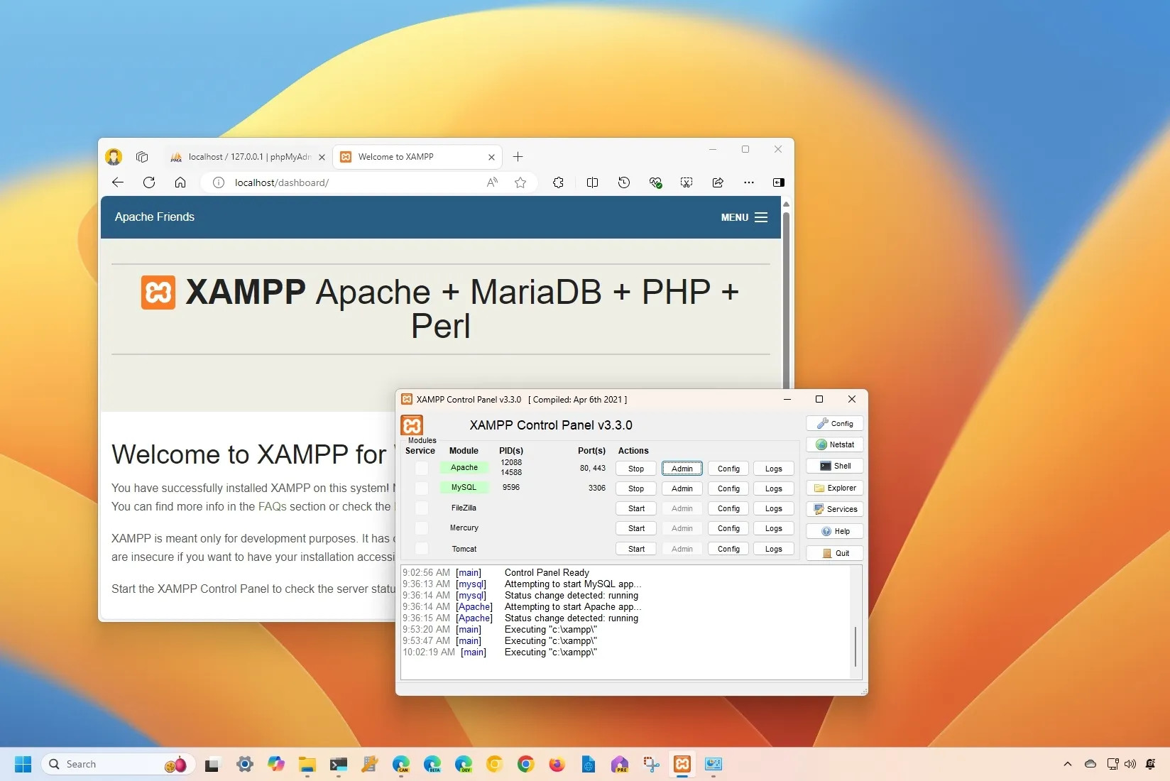 如何在 Windows 11、10 上安装 XAMPP - 数字指南