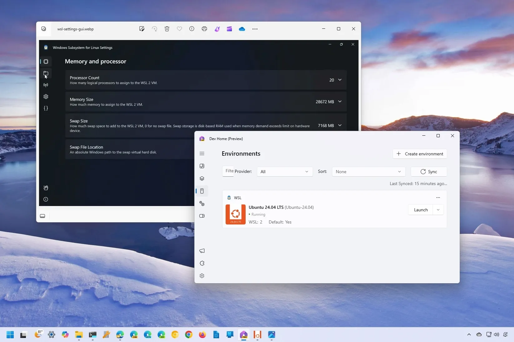 适用于 Linux 的 Windows 子系统获得新的设置 GUI 和发行版管理器