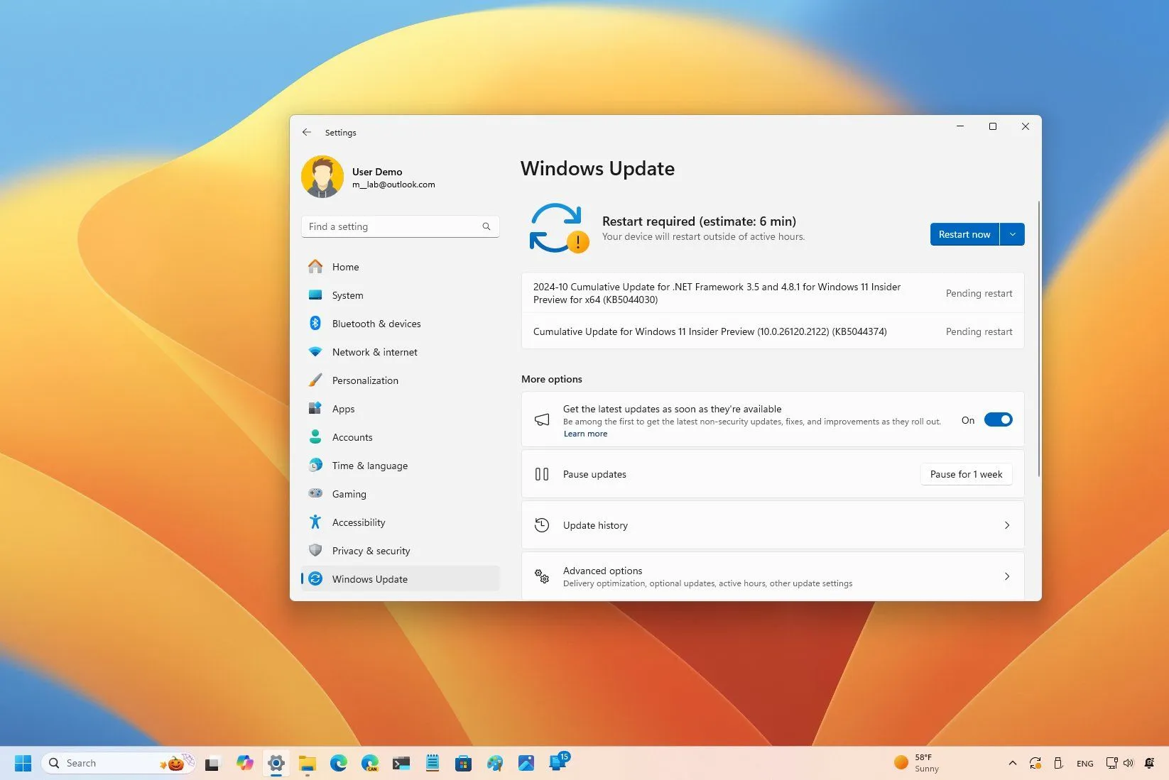 Windows 11 获取更新 KB5044373、KB5044374 和内部版本 27723（预览版） - 数字指南