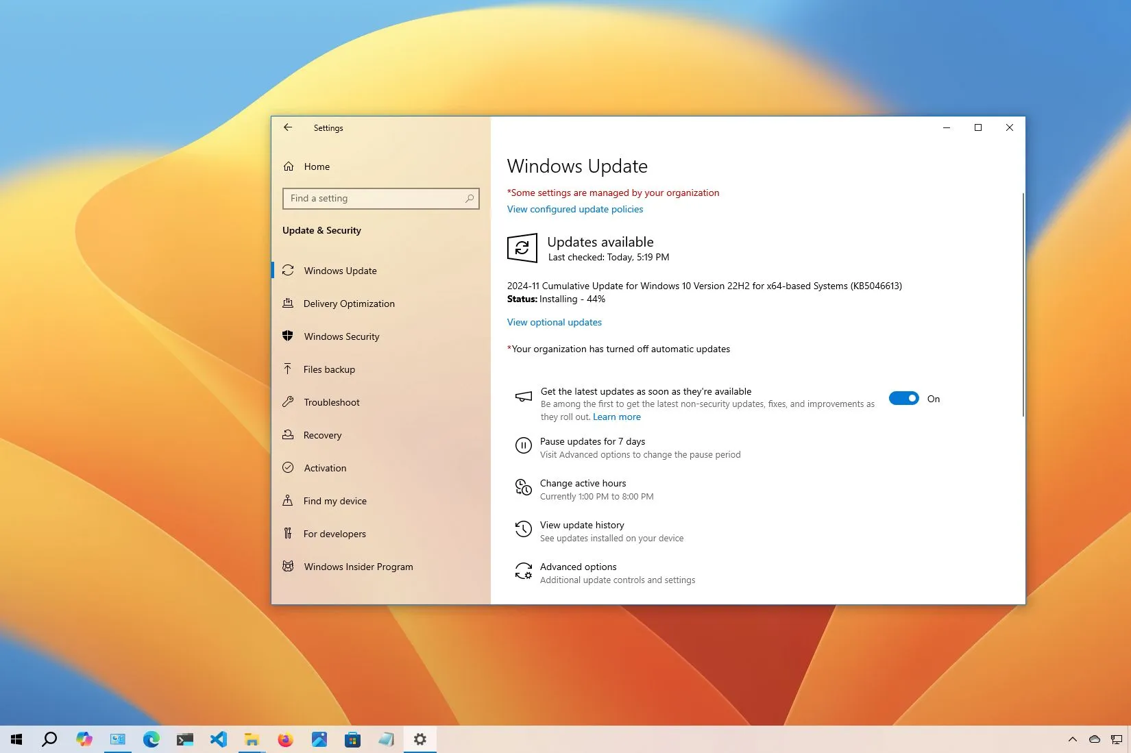 Windows 10 十一月 2024 更新发布 KB5046613 - 数字指南