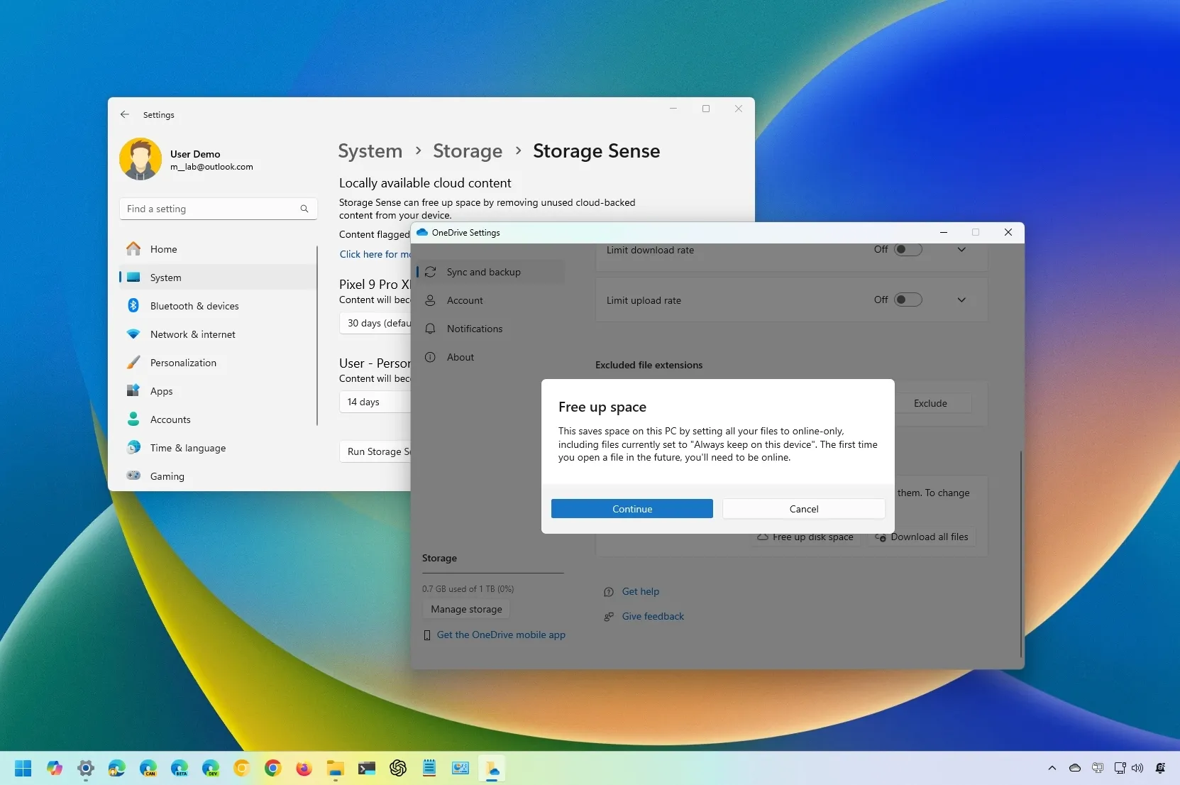 如何在 Windows 11、10 上启用 OneDrive 文件点播以节省存储使用量 - 数字指南