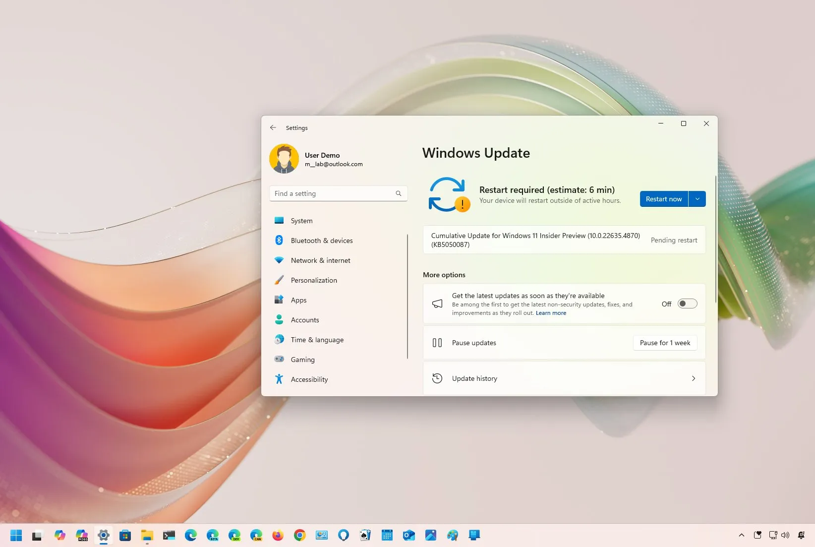 Windows 11 Build 22635.4870（KB5050087）带来锁定屏幕频道的更改 - 数字指南