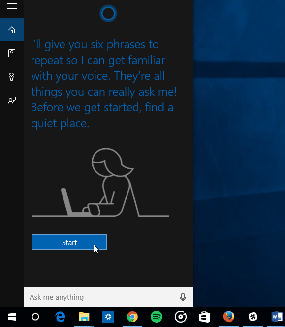 在Windows 10中訓練Cortana，以更好地學習您的聲音 - 数字指南