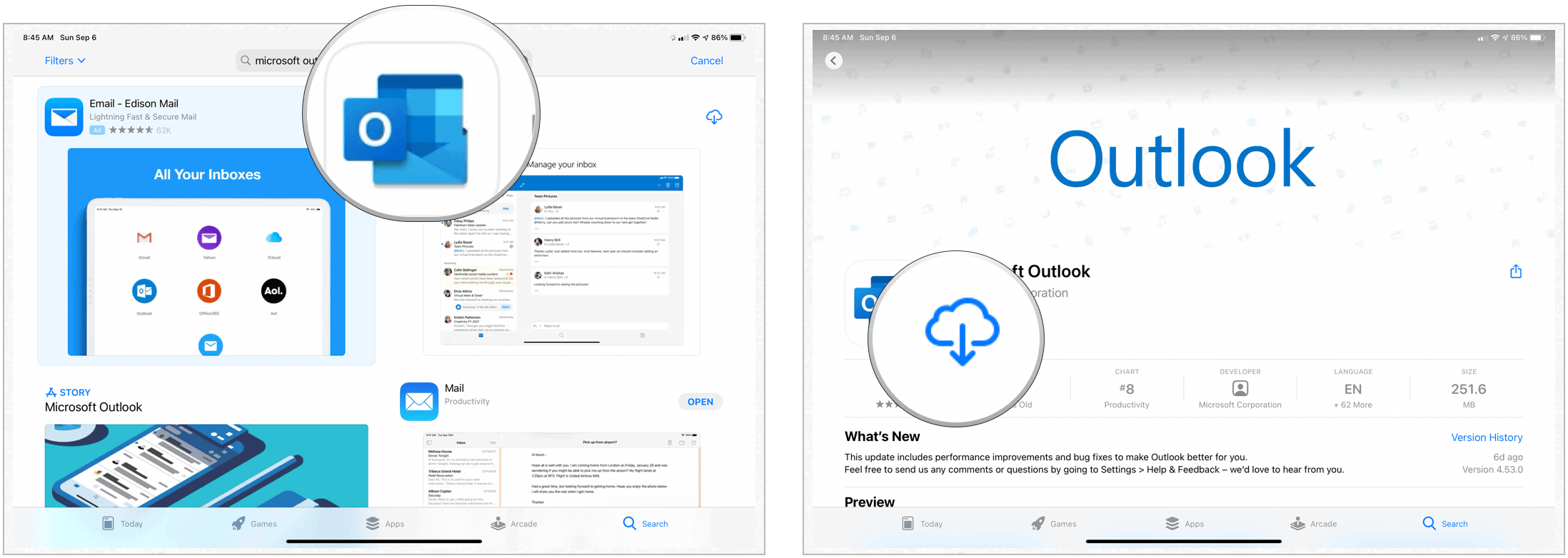 在iPad上使用Microsoft Outlook - 数字指南