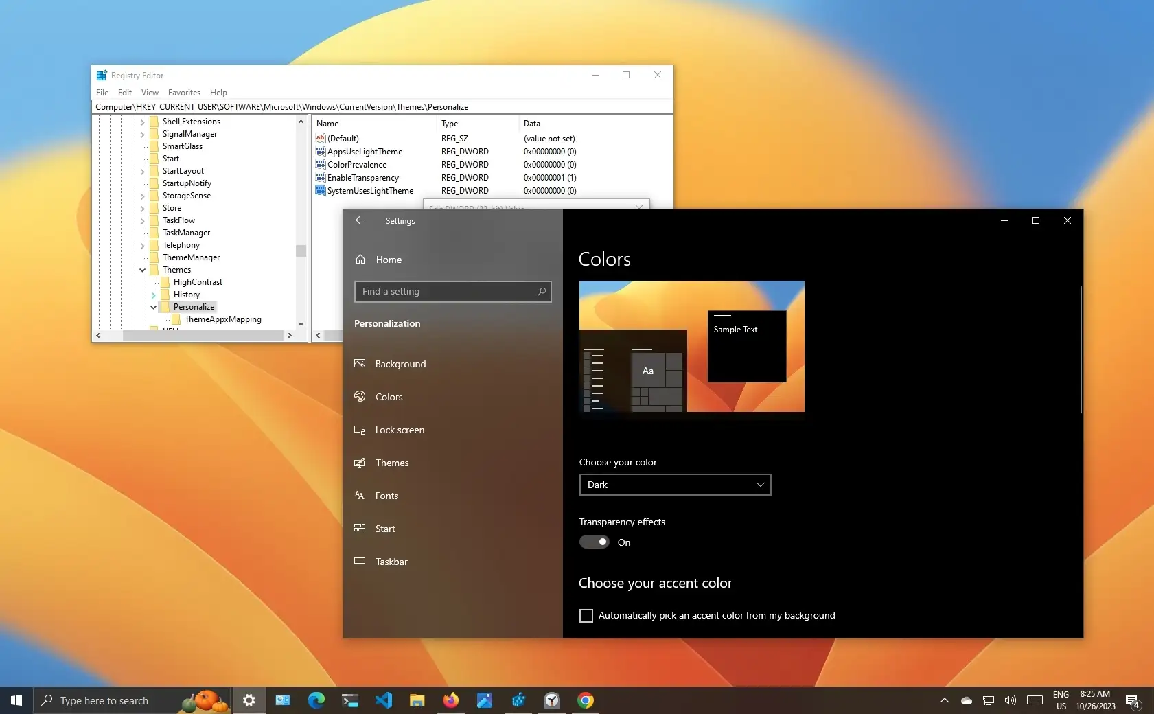 如何在 Windows 10 上啟用深色模式 - 数字指南