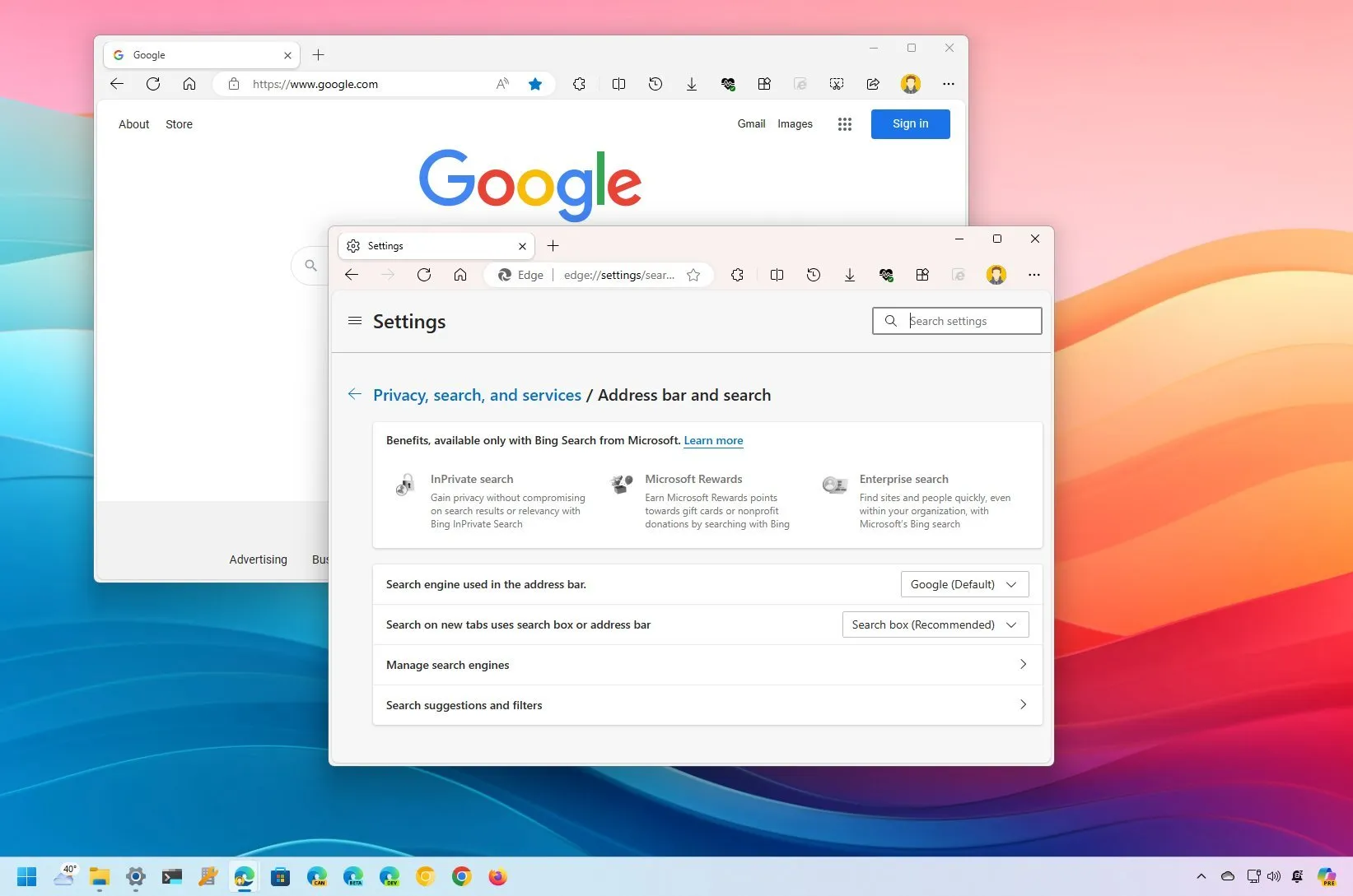 如何將 Google 設置為 Microsoft Edge 上的默認搜索引擎 - 数字指南