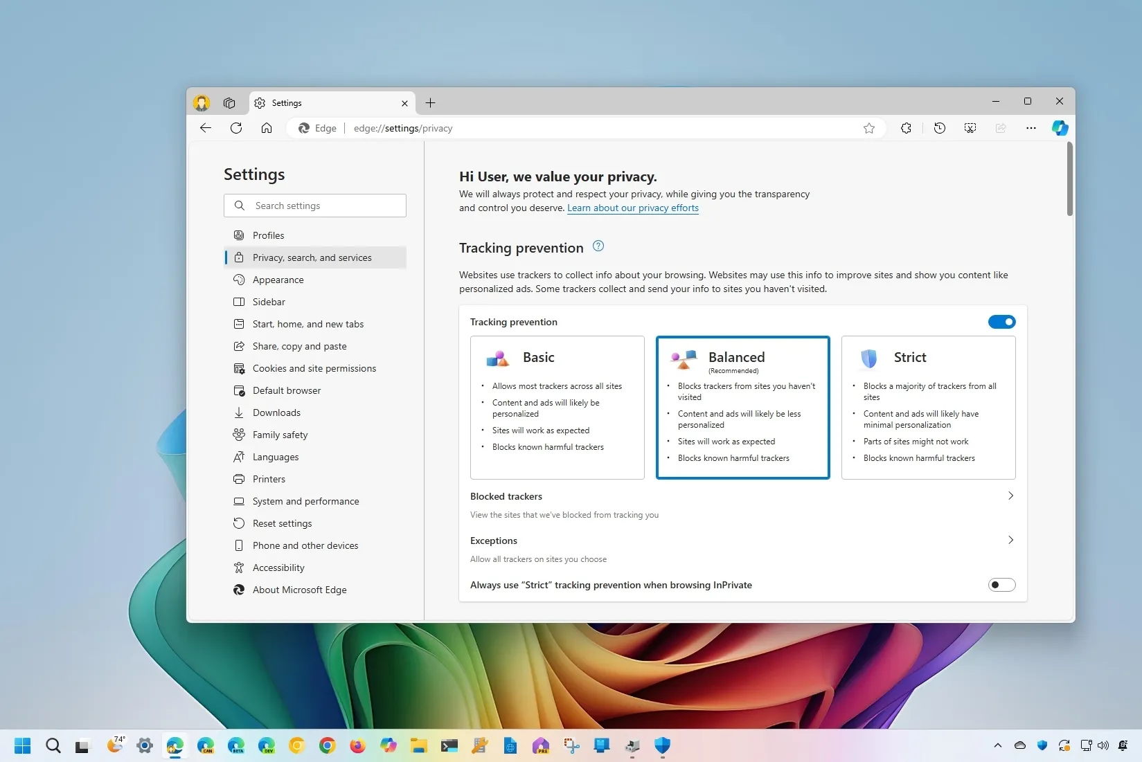 如何在 Microsoft Edge 上啟用跟踪預防功能 - 数字指南