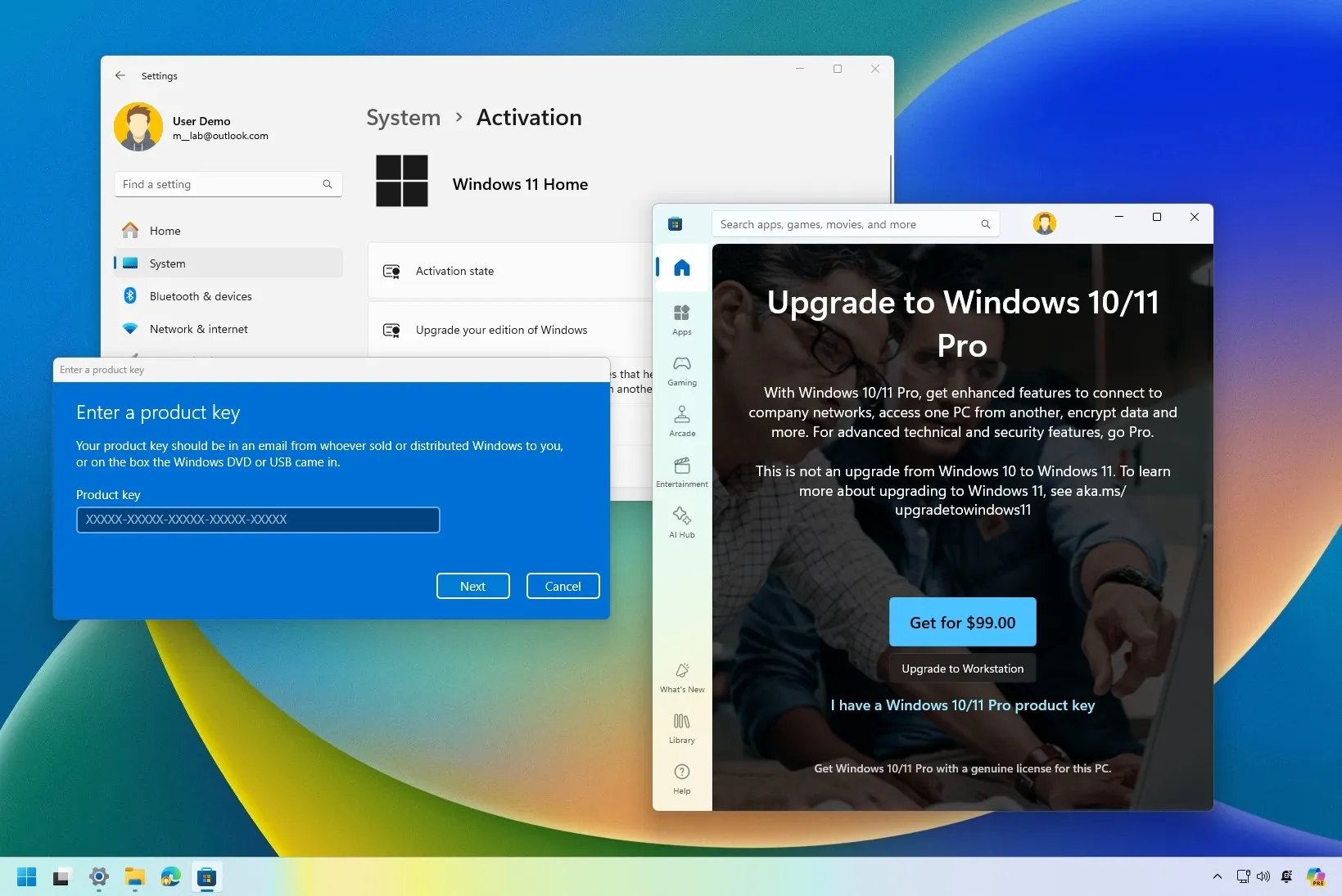 如何將 Windows 11 家用版升級至專業版 - 数字指南