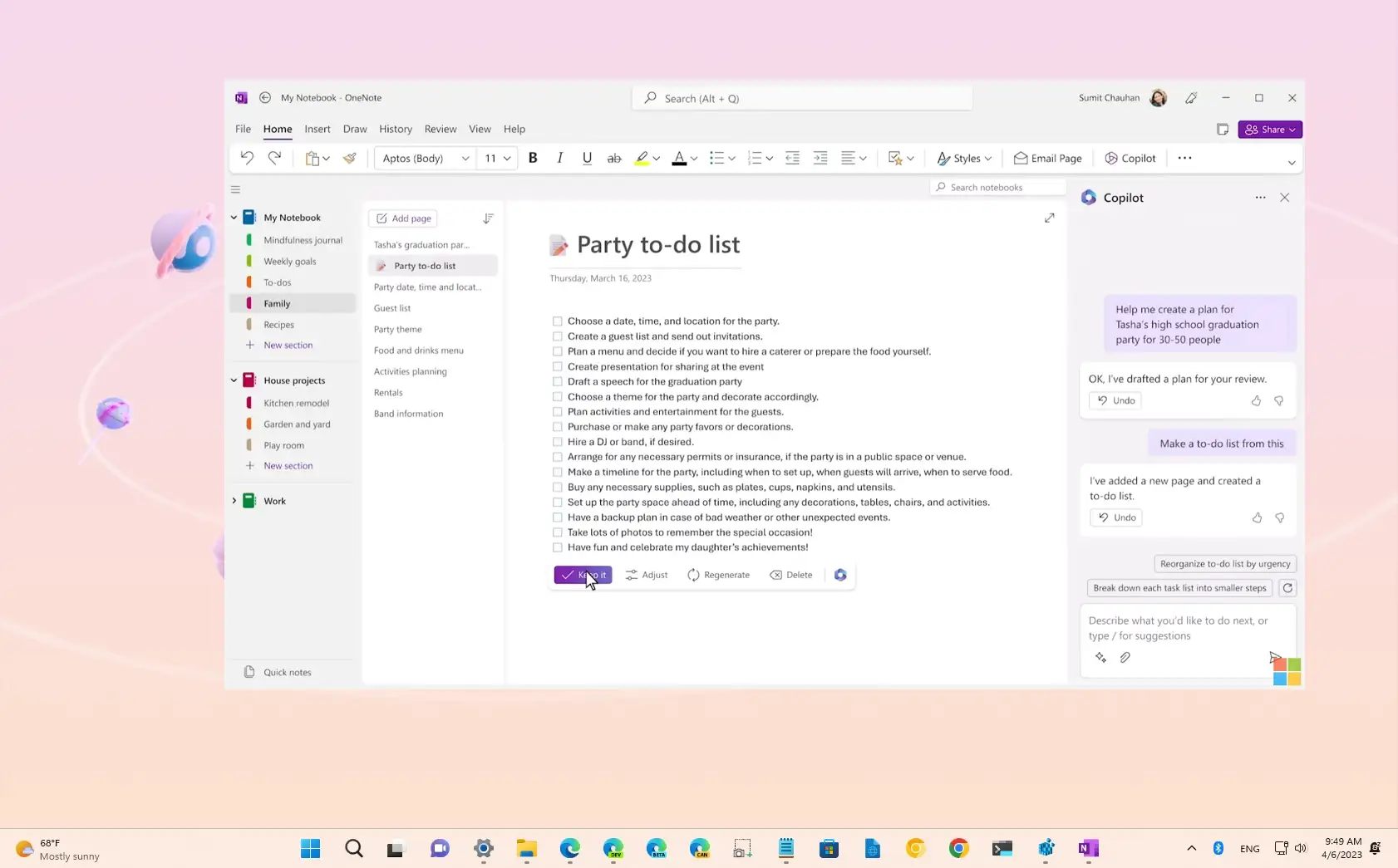 Microsoft 365 Copilot 即將登陸 OneNote - 数字指南
