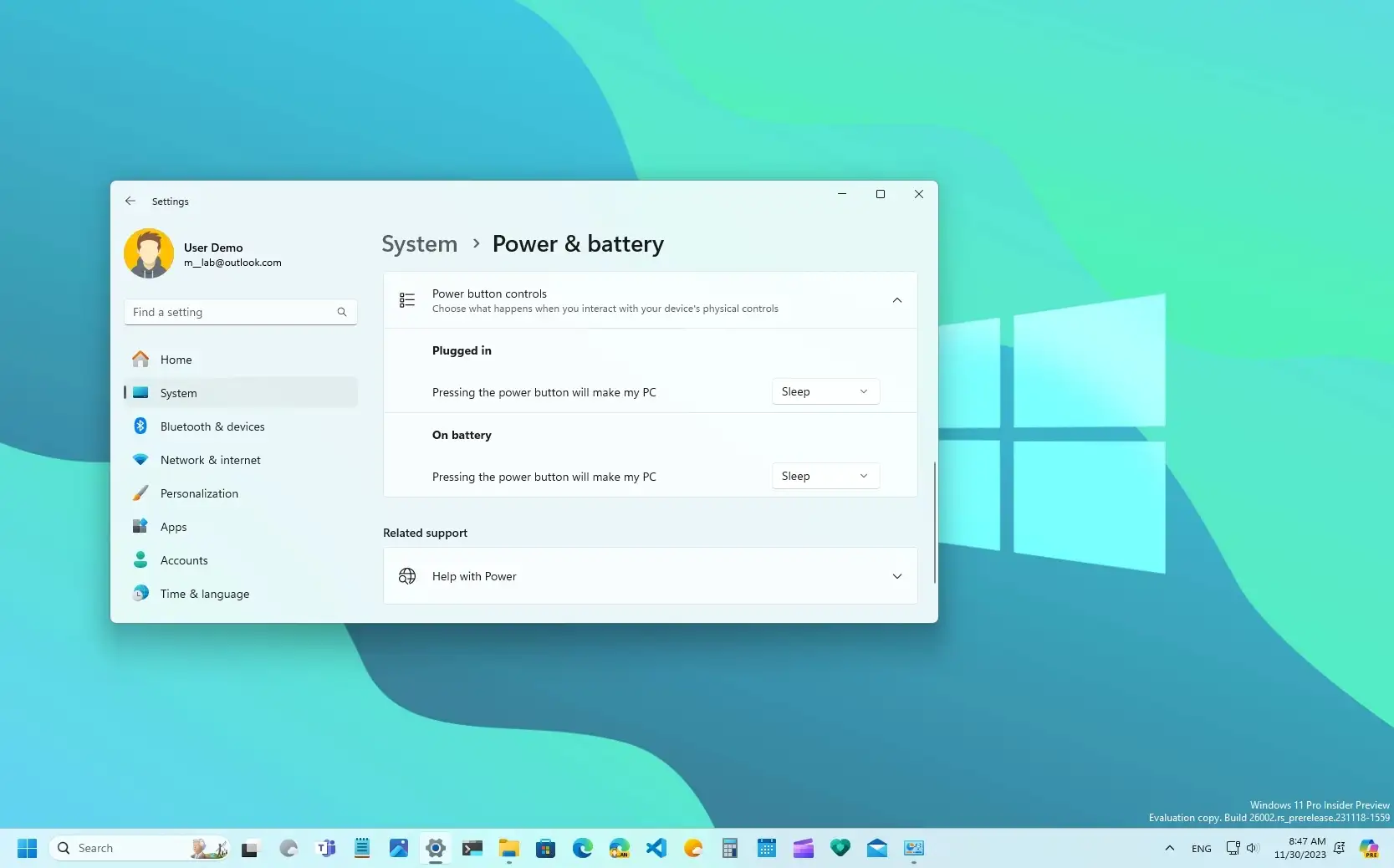 Windows 11 將電源按鈕控制項引入「設定」應用 - 数字指南