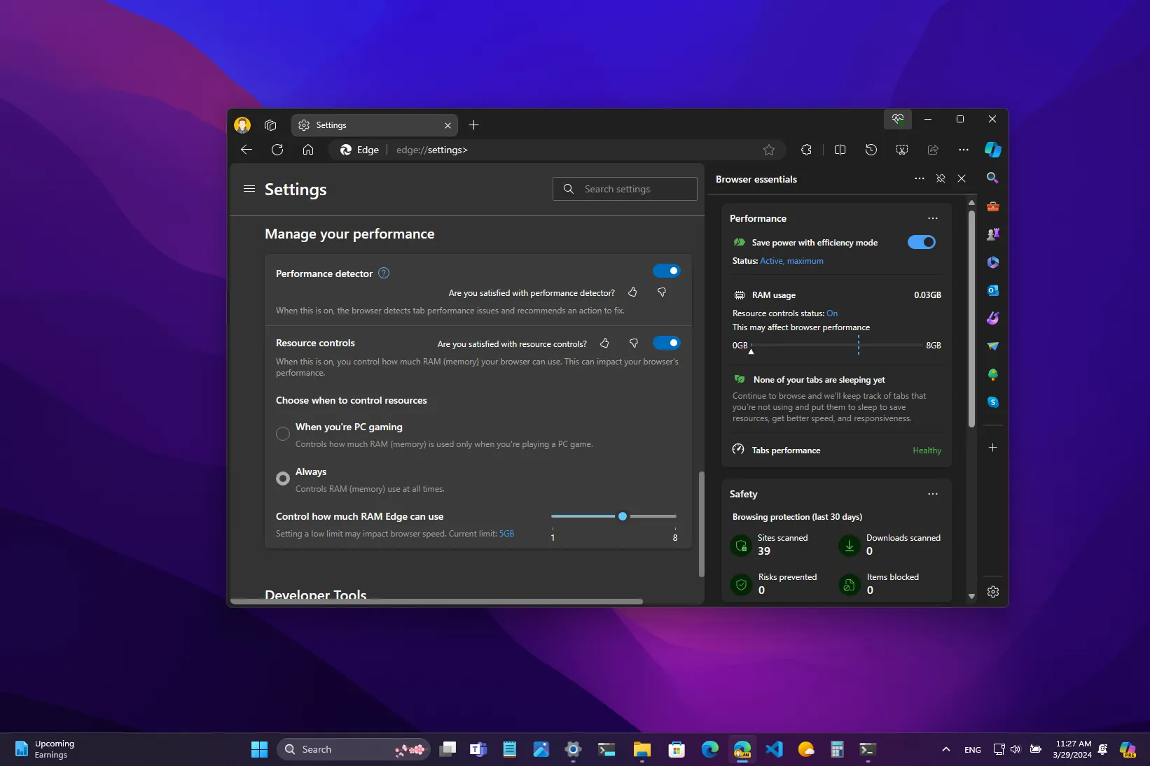 如何限制 RAM 以解決 Microsoft Edge 上的高內存使用問題 - 数字指南
