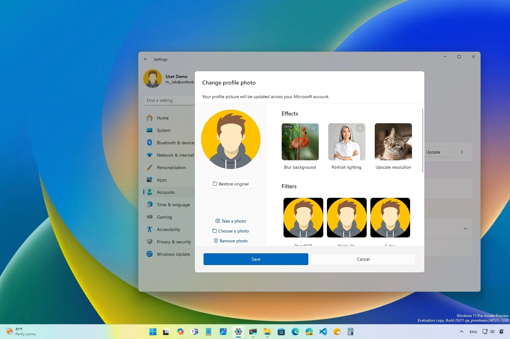 Windows 11 獲得圖片配置文件編輯器和新功能（預覽） - 数字指南