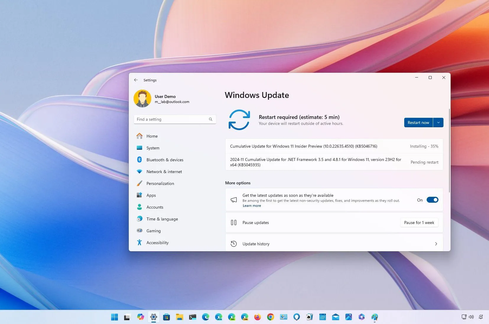 Windows 11 build 22635.4510 (KB5046716) 帶來更多共享選項（預覽） - 数字指南