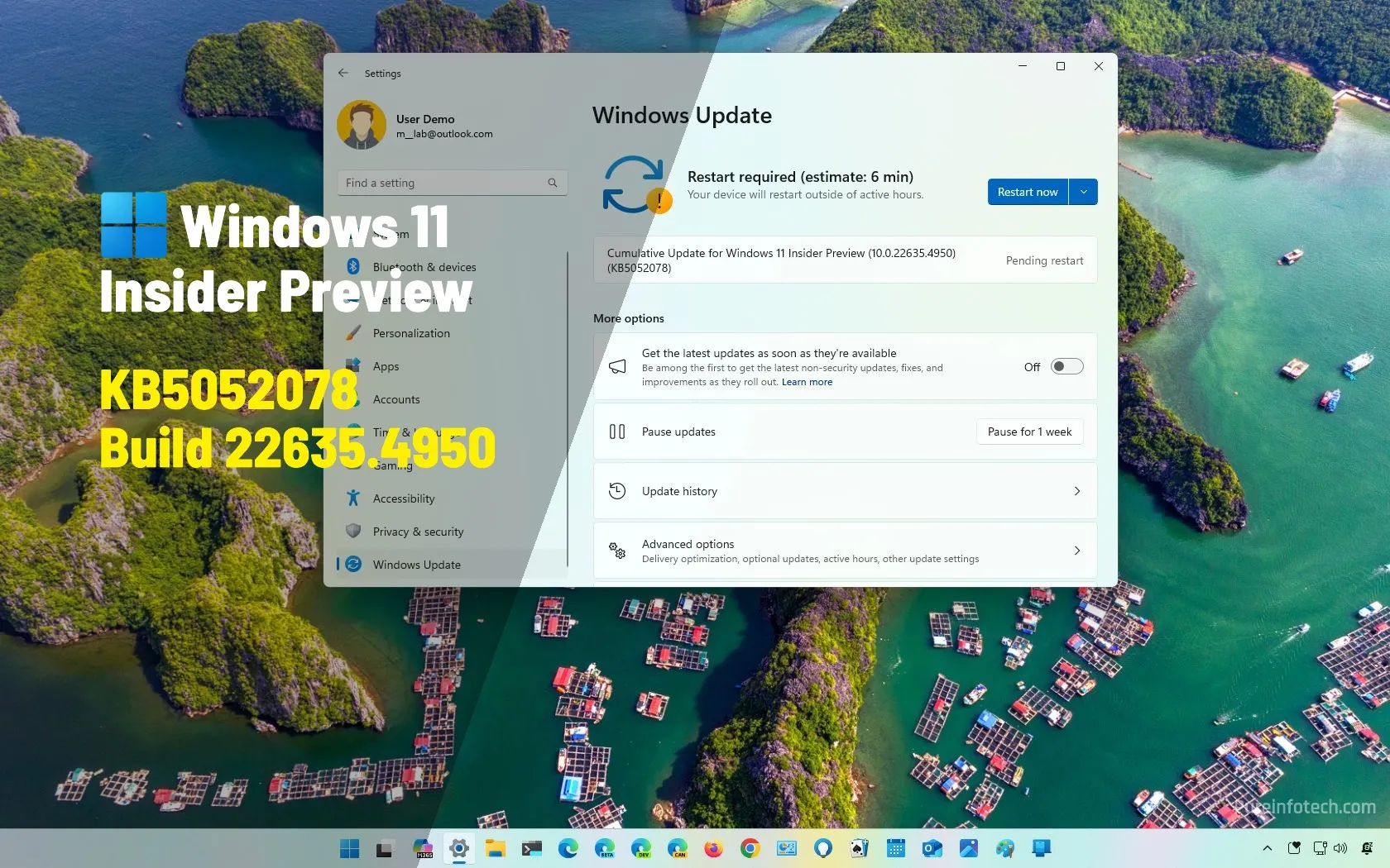 Windows 11 內部版本 22635.4950 (KB5052078) 在 Beta 通道中發布 - 数字指南