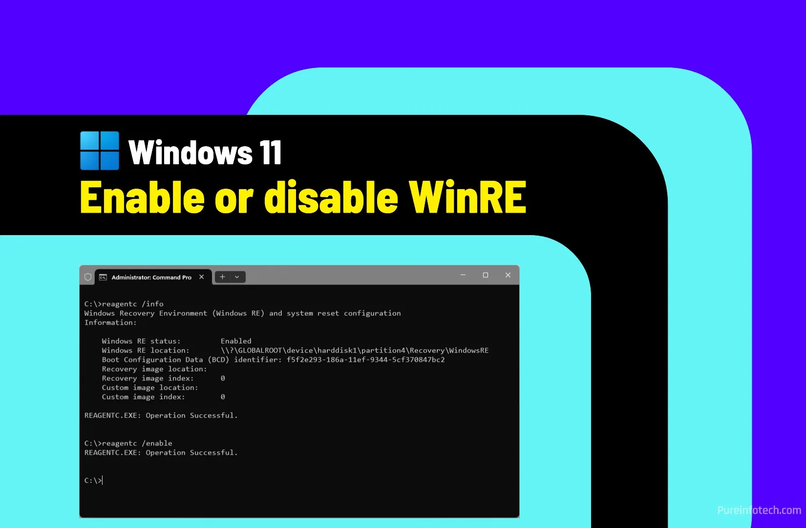 如何在Windows 11，10上啟用或禁用Winre